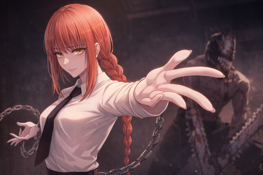 Makima, el rostro del control en Chainsaw Man